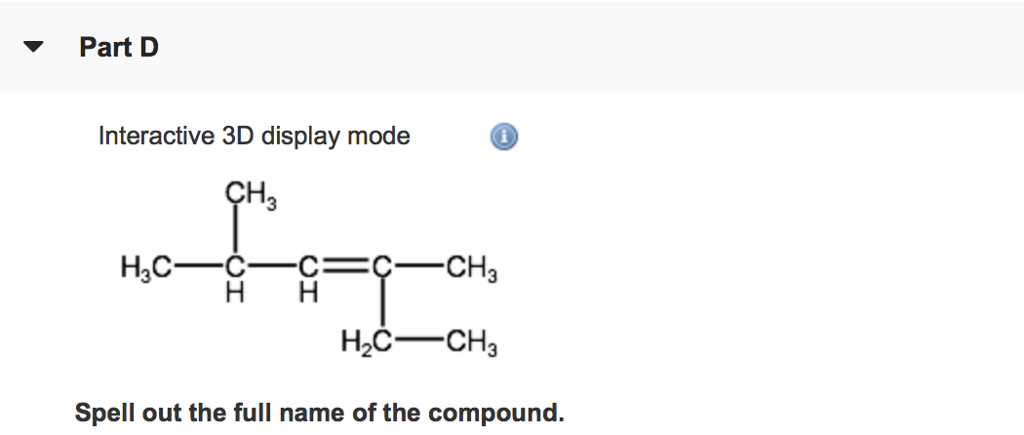 Solved Interactive 3D display mode Spell out the full name | Chegg.com