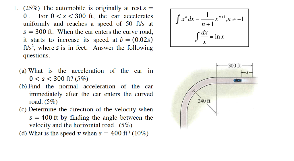 Solved I 25 The Automobile Is Originally At Rests 0 For Chegg solved-i-25-the-automobile-is-originally-at-rests-0-for-chegg