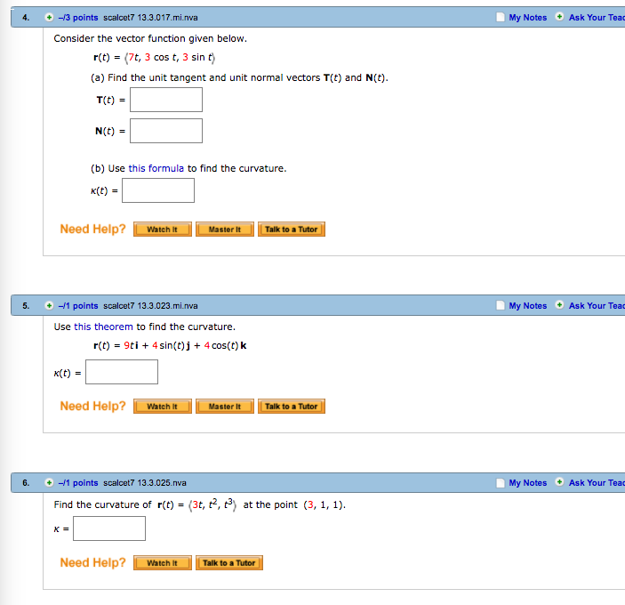 Solved Consider The Vector Function Given Below Rt 
