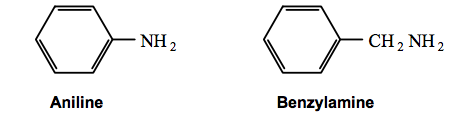 Solved Aniline and benzylamine are two organic compounds | Chegg.com