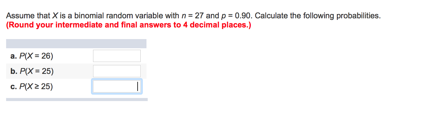 Solved Assume that X is a binomial random variable with n = | Chegg.com