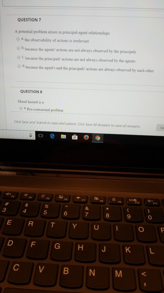 Solved QUESTION 7 A potential problem arises in | Chegg.com