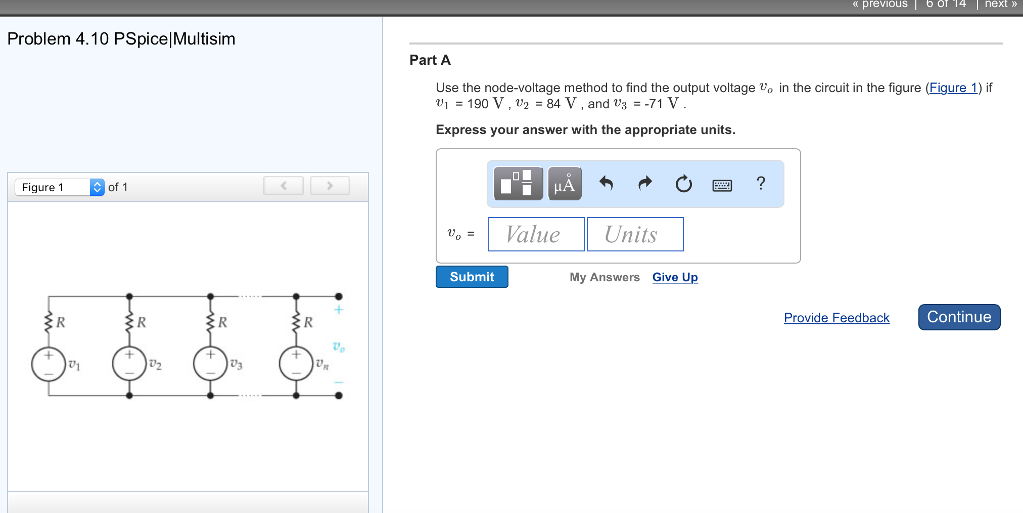 Solved Use the node-voltage method to find the output | Chegg.com