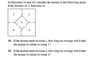 Solved In Exercises 19 and 20, consider the mouse in the | Chegg.com