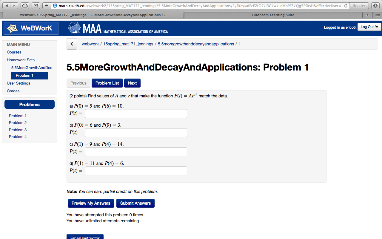 Solved D2 math csudh.edu webwork2/15Spring MAT171 | Chegg.com
