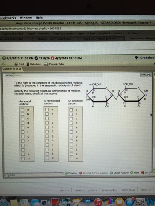 Solved Identify the following structural components of | Chegg.com