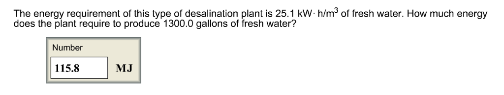 Multi-stage flash distillation is used to desalinate | Chegg.com