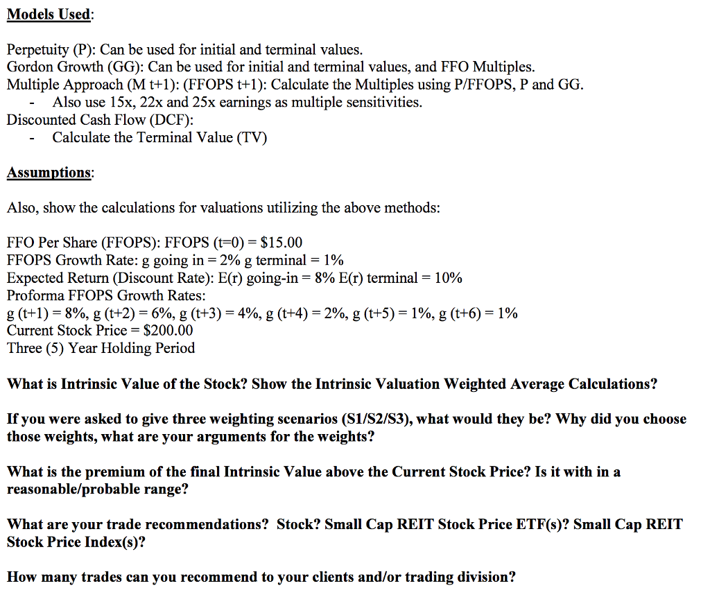 Solved Perpetuity (P): Can be used for initial and terminal | Chegg.com