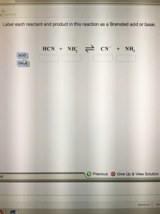 Solved Label each reactant and product in this reaction as a | Chegg.com