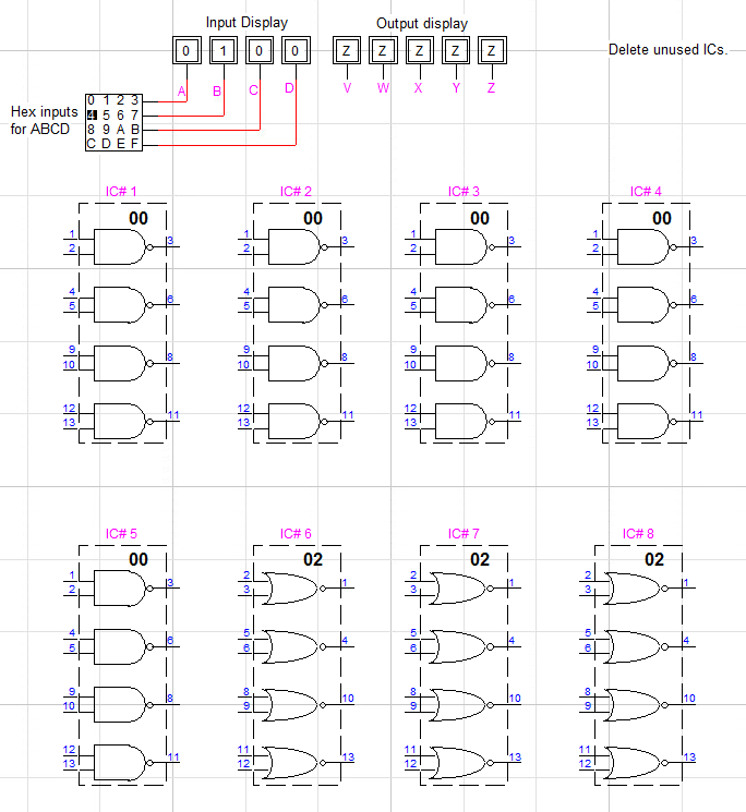 Solved The Circuit Design can only use 2-input NAND and | Chegg.com