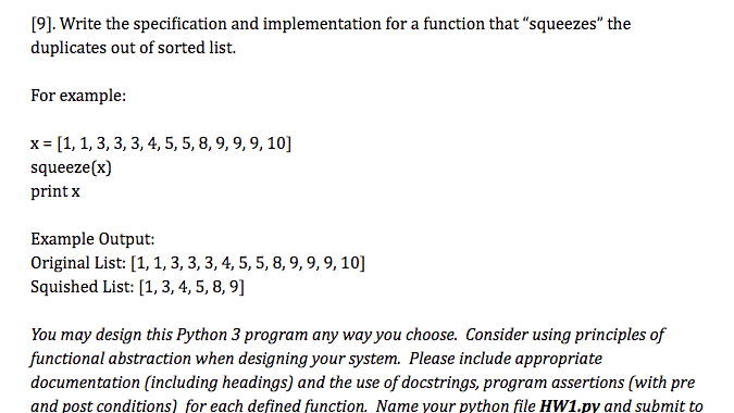 Solved [9]. Write the specification and implementation for a | Chegg.com