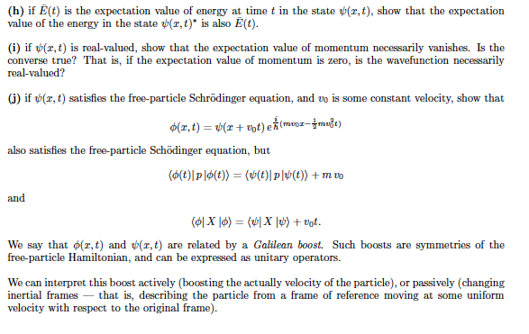 Solved H If T Is The Expectation Value Of Energy At Time