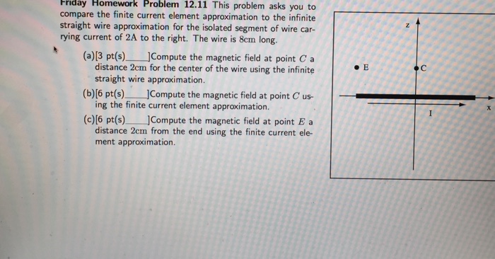 Solved This problem asks you to compare the finite current | Chegg.com