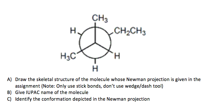 Solved Draw the skeletal structure of the molecule whose | Chegg.com