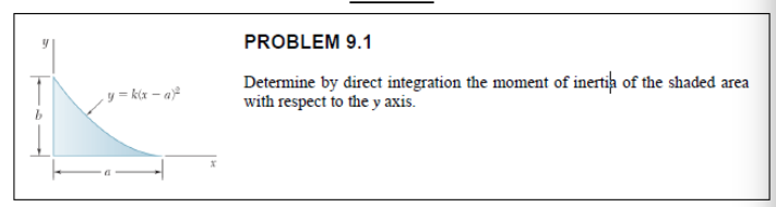 Solved PROBLEM 9.1 Determine by direct integration the | Chegg.com