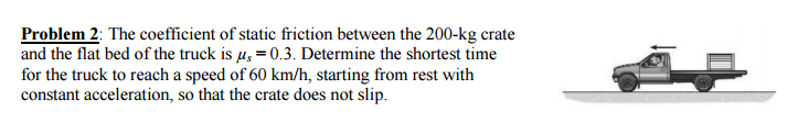 Solved The Coefficient Of Static Friction Between The 200 Kg