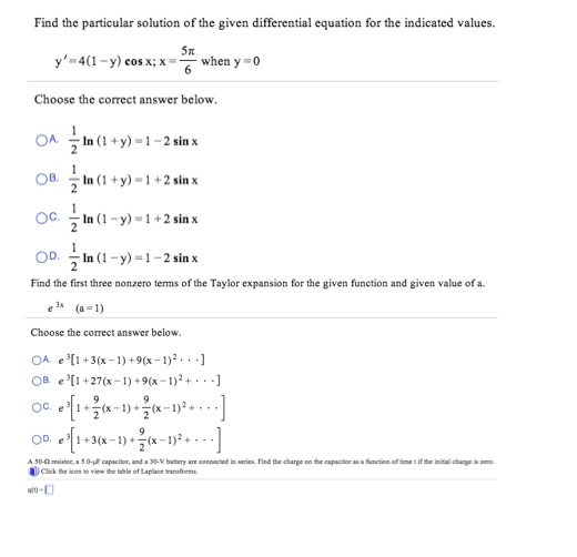 Solved Find the inverse Laplace transform of the given | Chegg.com