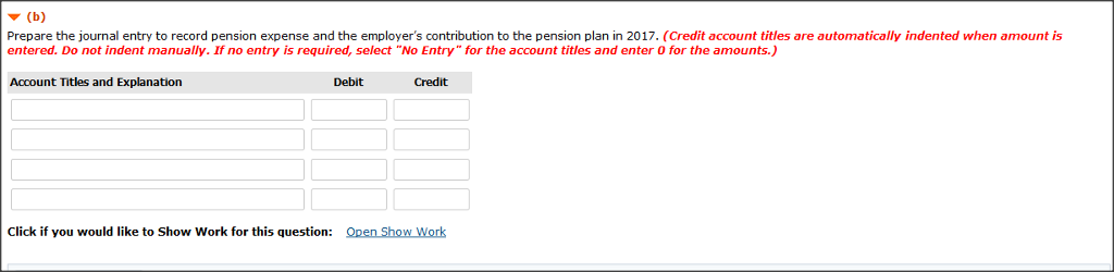 Solved Exercise 20-1 (Part Level Submission) The following | Chegg.com
