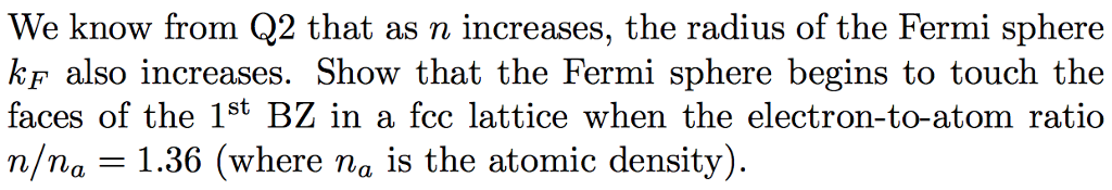 Solved We know from Q2 that as n increases, the radius of | Chegg.com