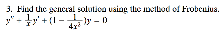 Solved Find the general solution using the method of | Chegg.com