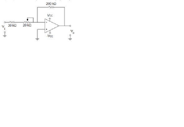 Solved What is the range of the voltage-gain adjustment in | Chegg.com Solved What is the range of the voltage-gain adjustment in | Chegg.com