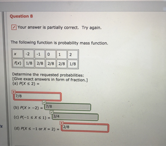 Solved The following function is probability mass function: | Chegg.com