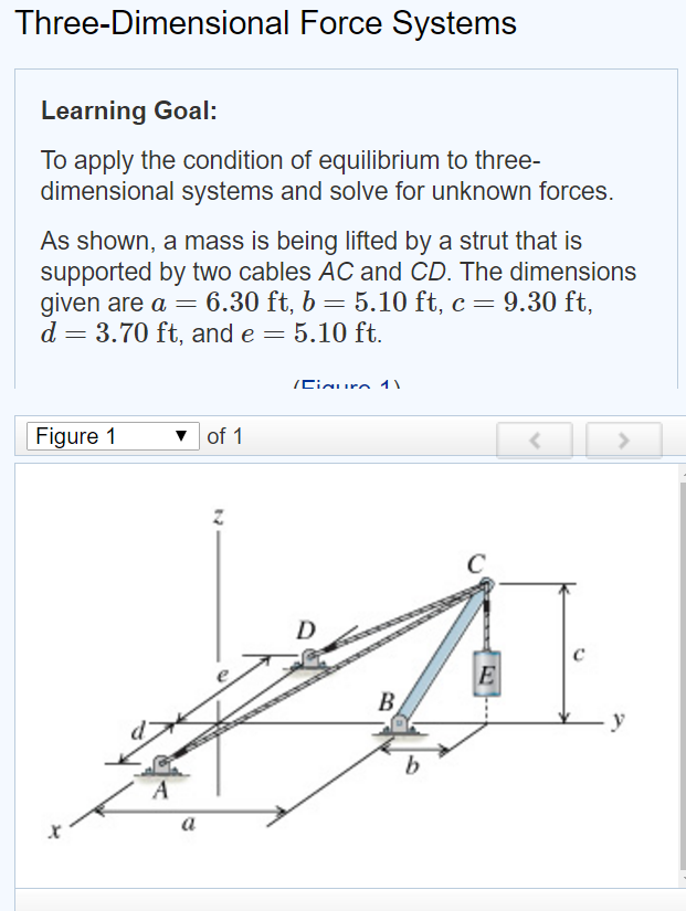 Solved Learning Goal: To apply the condition of equilibrium | Chegg.com