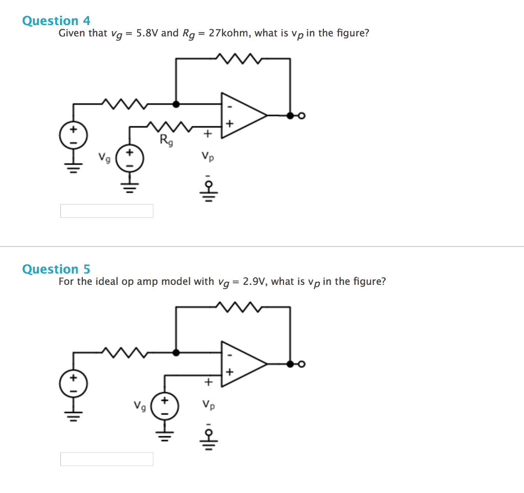 Solved D) Complete the following Ideal Op Amp Questions: | Chegg.com Solved D) Complete the following Ideal Op Amp Questions: | Chegg.com