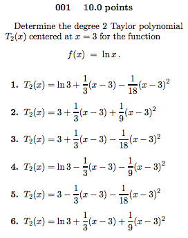 Solved Determine the degree 2 Taylor polynomial T2(x) | Chegg.com