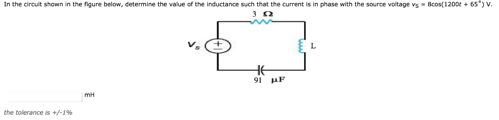 Solved In the circuit shown in the figure below, determine | Chegg.com