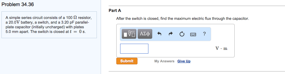 Solved Problem 34.36 A simple series circuit consists of a | Chegg.com