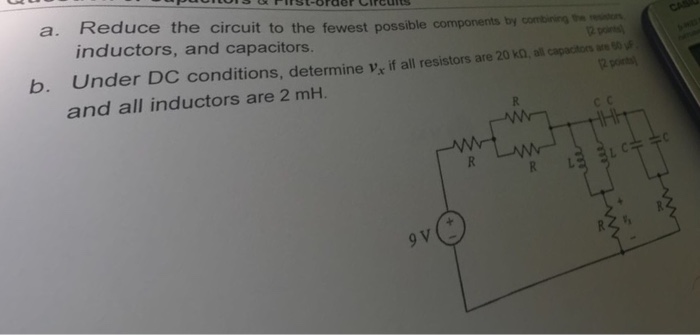 Solved Reduce the circuit to the fewest possible components | Chegg.com