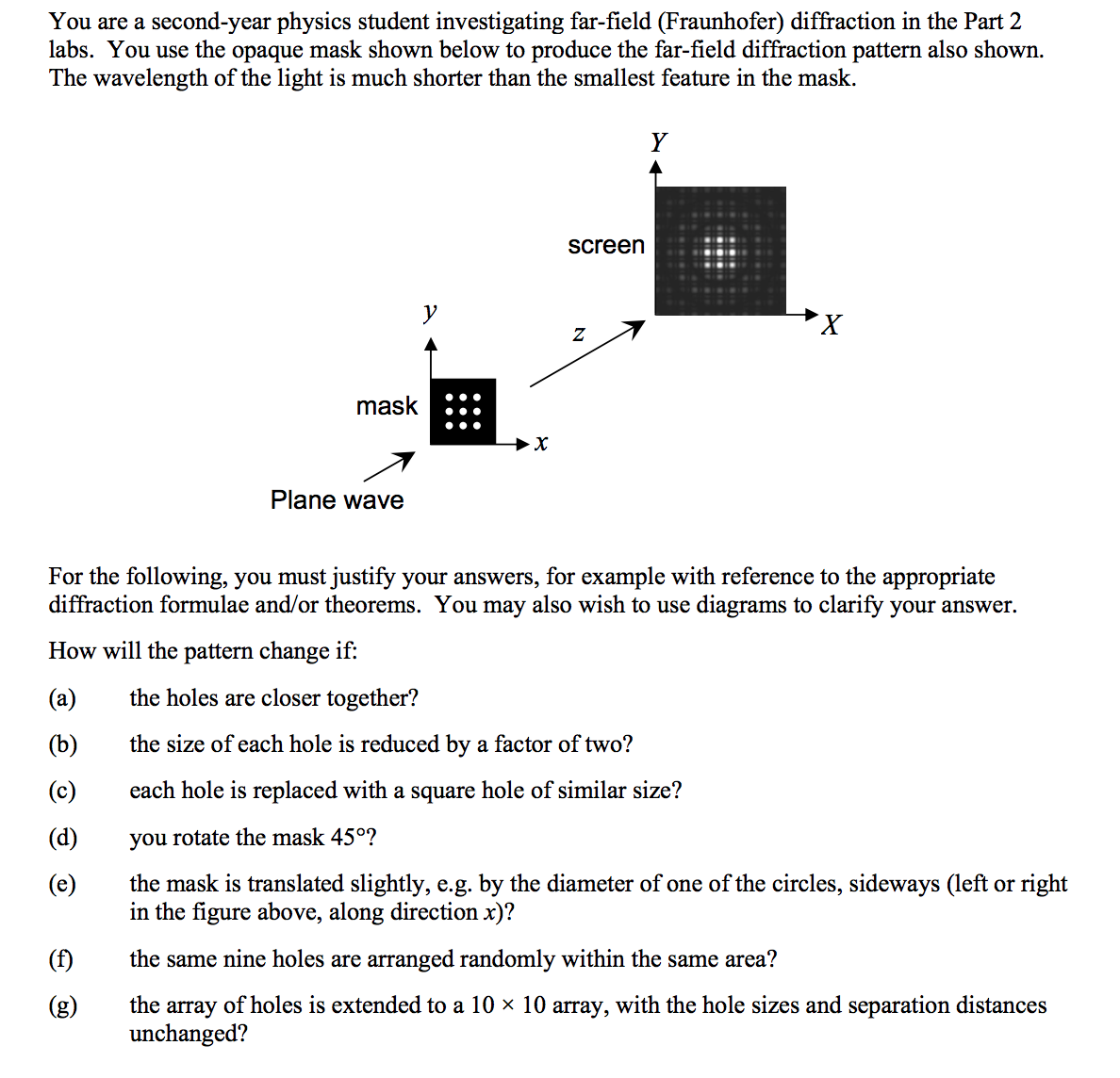 You are a second-year physics student investigating | Chegg.com