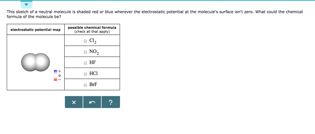 Solved This sketch of a neutral molecule is shaded red or | Chegg.com