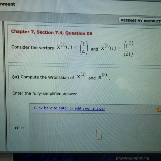 Solved nment MESSAGE MY INSTRUCT Chapter 7, Section 7.4, | Chegg.com