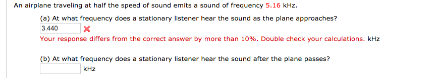 Solved An airplane traveling at half the speed of sound | Chegg.com