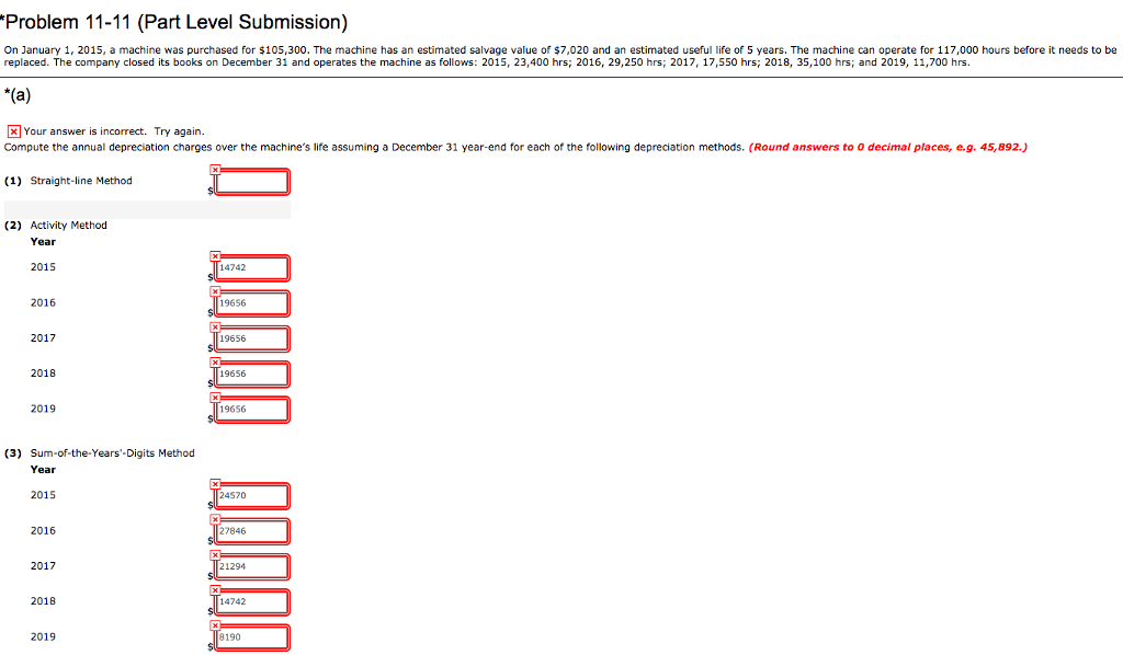 Solved Problem 11-11 (Part Level Submission) On January 1, | Chegg.com
