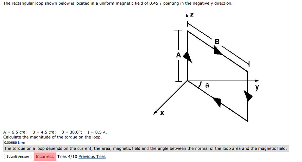 Solved The rectangular loop shown below is located in a | Chegg.com
