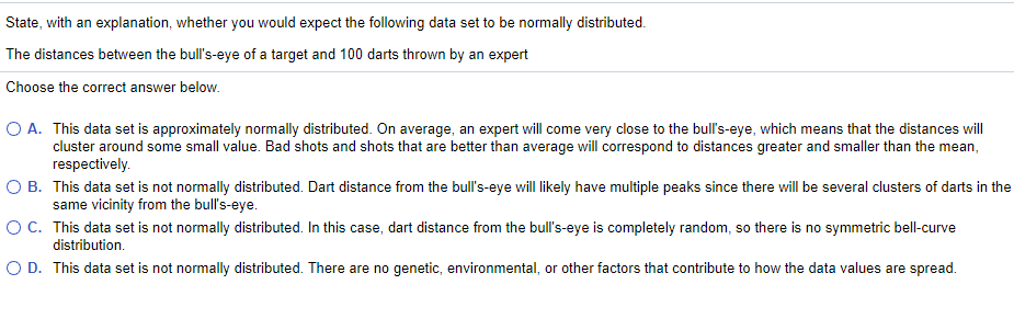 Solved State, with an explanation, whether you would expect | Chegg.com
