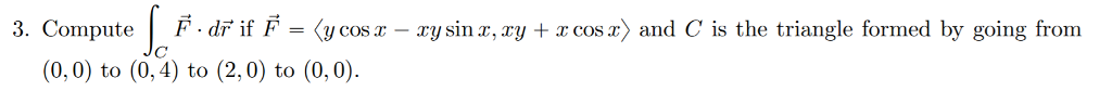 Solved Line Integral Theorems : Green's theorem, curl and | Chegg.com