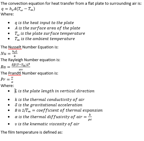Solved Solve the convection equation for heat transfer from | Chegg.com