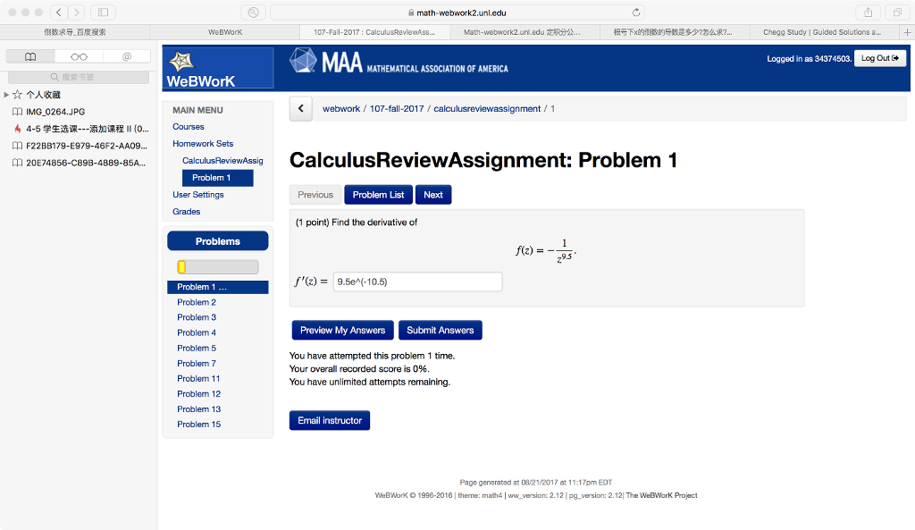 Solved math-webwork2.unl.edu 倒数求导-百度搜索 WeBWork | Chegg.com