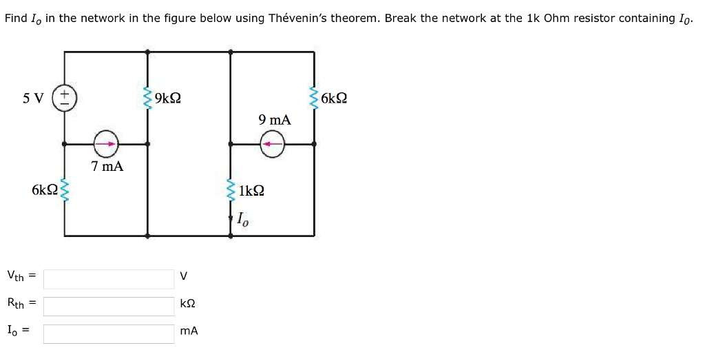Solved Find Io in the network in the figure below using | Chegg.com