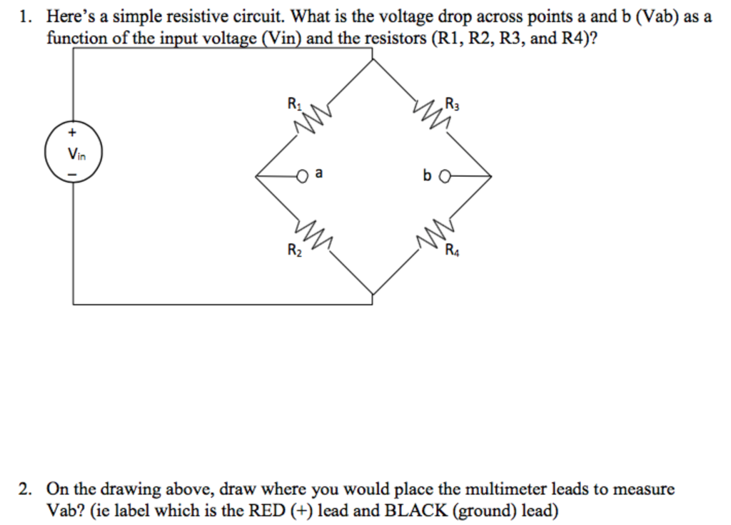 Solved Here’s a simple resistive circuit. What is the | Chegg.com
