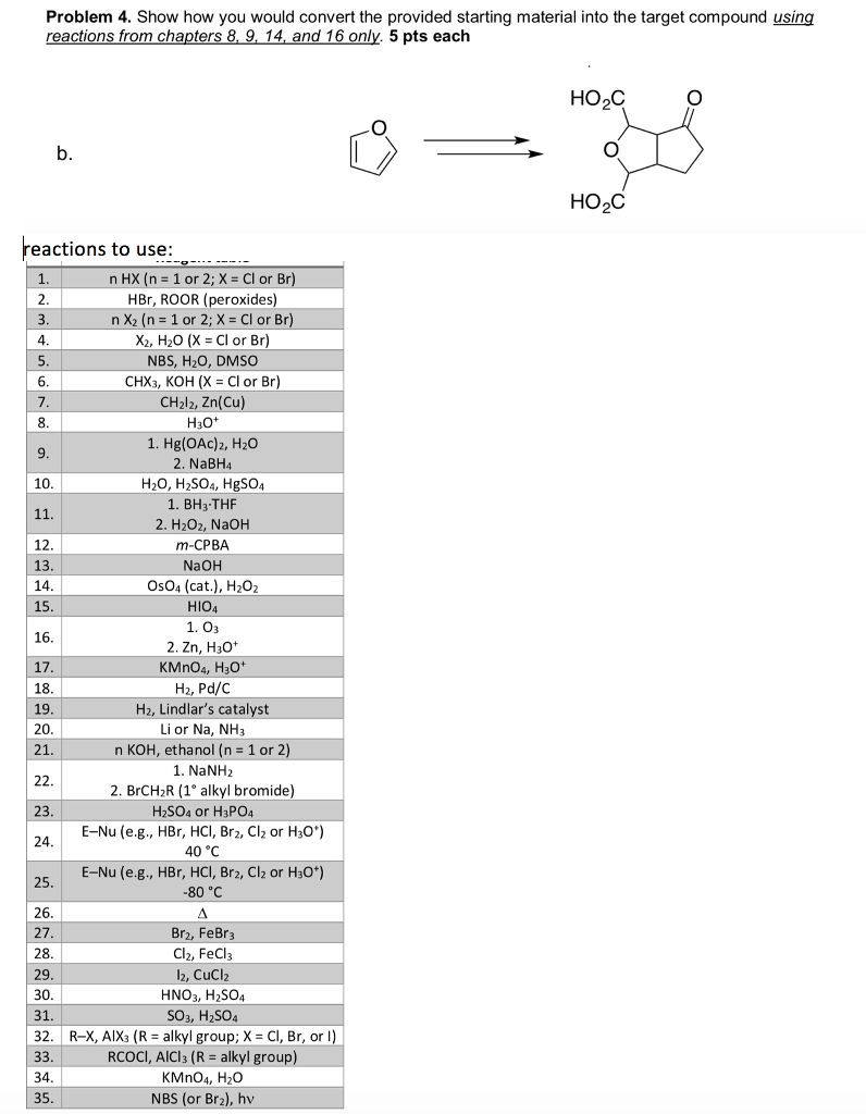 Solved Problem 4. Show how you would convert the provided | Chegg.com