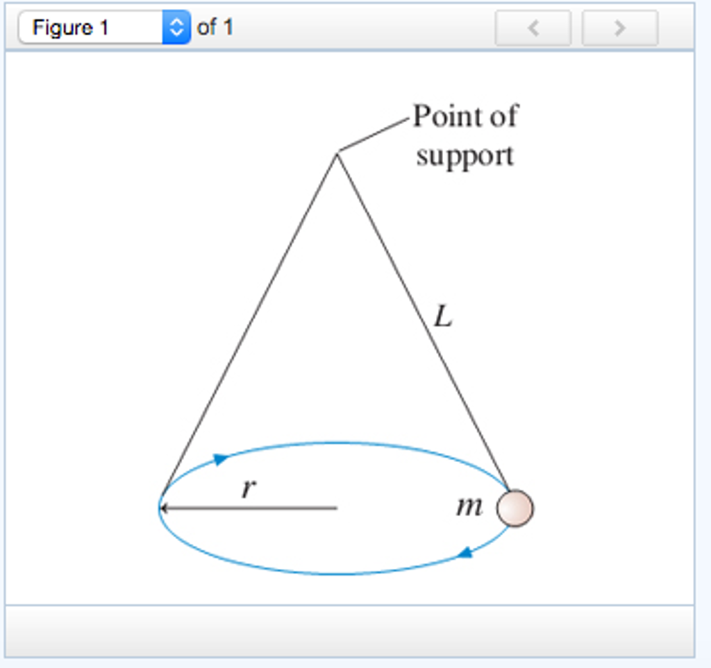 Solved A conical pendulum is formed by attaching a ball of | Chegg.com