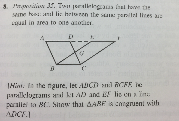 Solved Two parallelograms that have the same base and lie | Chegg.com