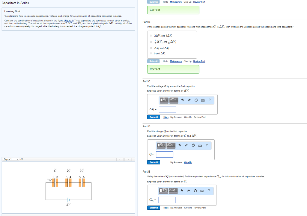 Solved To understand how to calculate capacitance, voltage, | Chegg.com