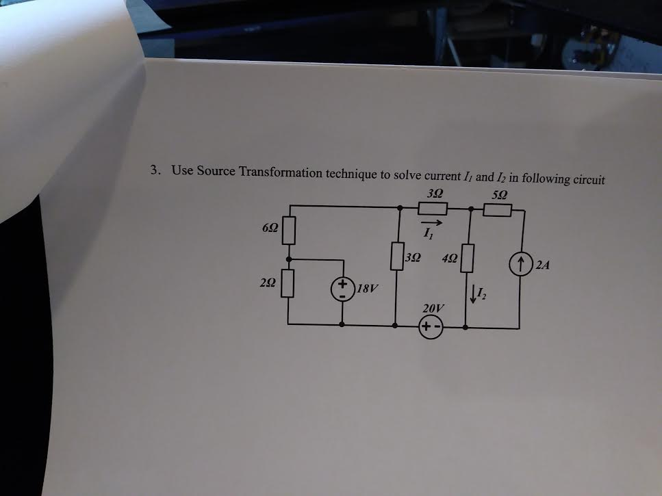 Solved Use Source Transformation technique to solve current | Chegg.com