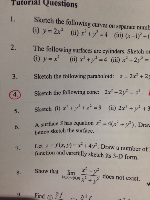 Solved Sketch the following curves on separate number y = | Chegg.com